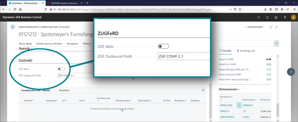 Optimieren Sie Rechnungen mit ZUGFeRD Interface